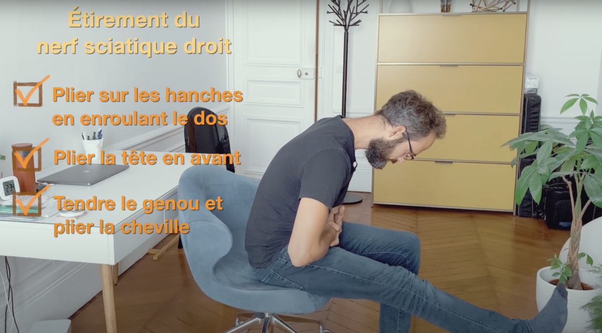 Comment s'asseoir avec un sciatique
