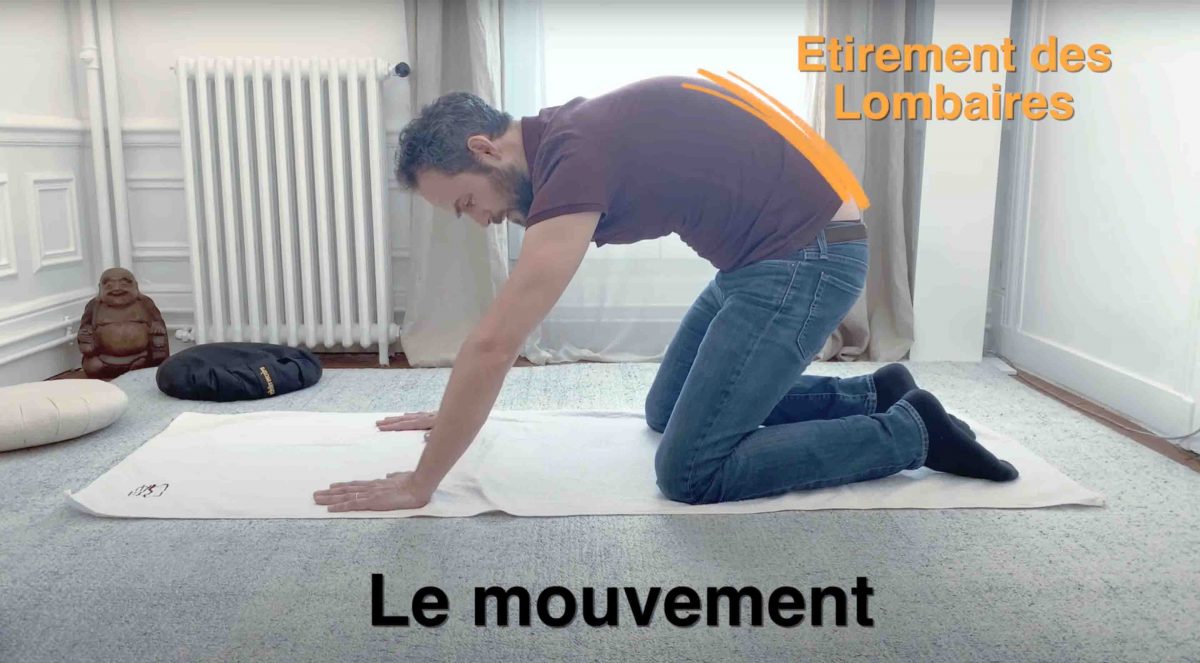 Etirement du bas du dos - un exercice de kiné à faire chez soi - Dos et ...