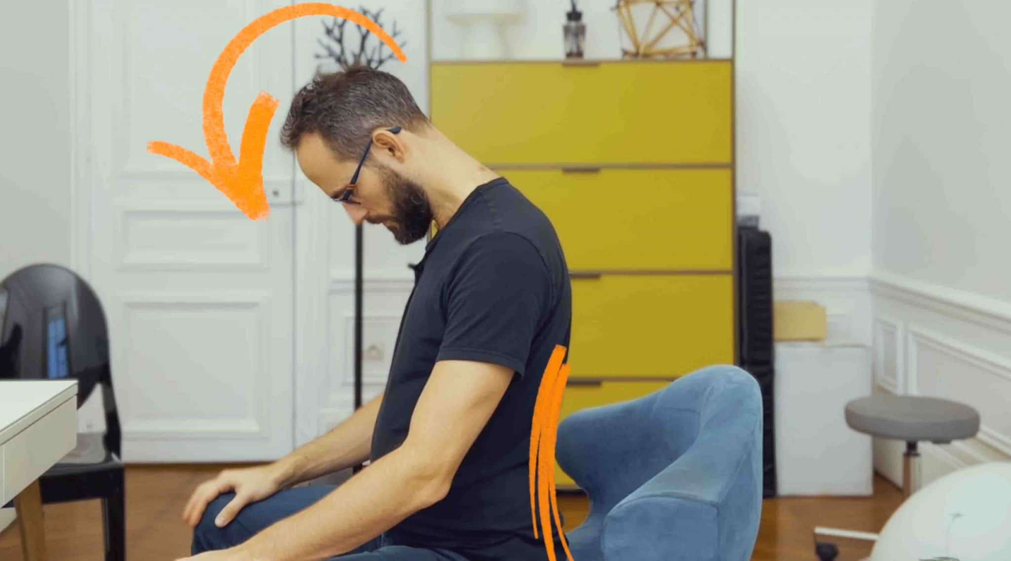 4 exercices à faire pour soulager le mal de dos en étant assis au bureau