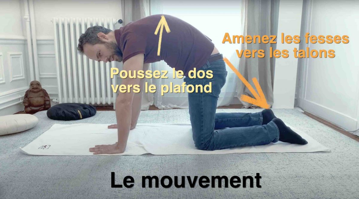 Etirement du bas du dos - un exercice de kiné à faire chez soi - Dos et ...